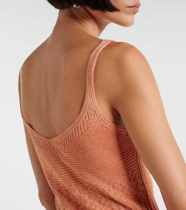 Missoni Lamé Tank Top - Orange