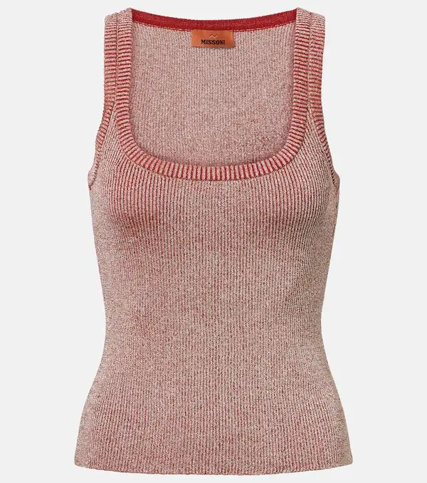 Missoni Lamé Tank Top - Pink
