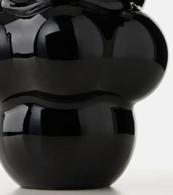 LOUISE ROE Balloon 04 Glass Vase - Black