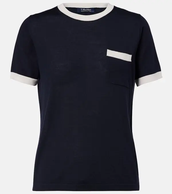 Max Mara Egidio Virgin Wool Top - Black