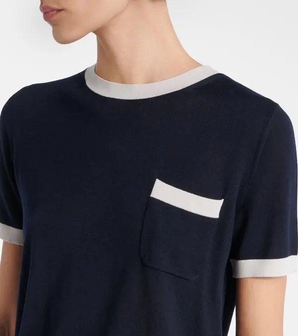 Max Mara Egidio Virgin Wool Top - Black