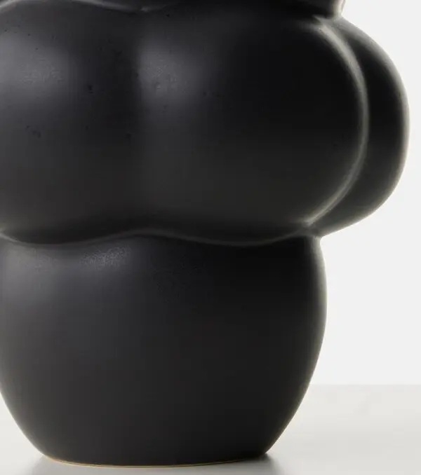 LOUISE ROE Balloon Ceramic Vase - Black