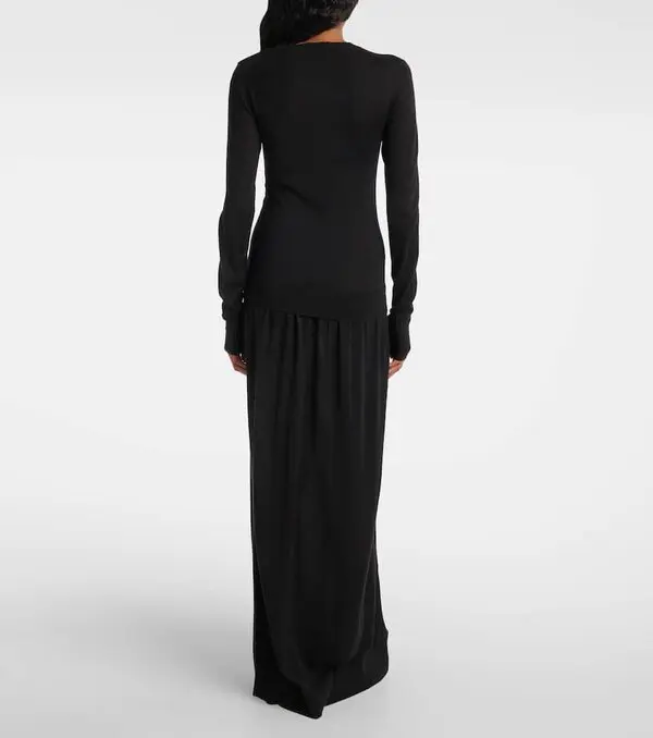 TOTEME Silk-blend Maxi Dress