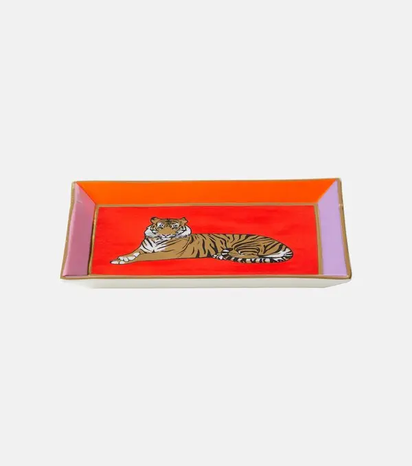 Jonathan Adler Safari Porcelain Decorative Tray - Multicoloured