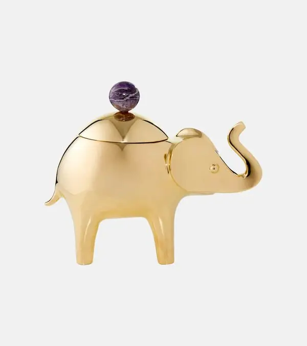 Jonathan Adler Elephant Container - Gold