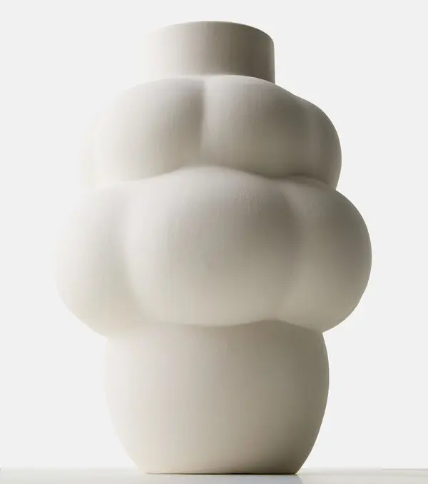 LOUISE ROE Balloon 04 Ceramic Vase - White