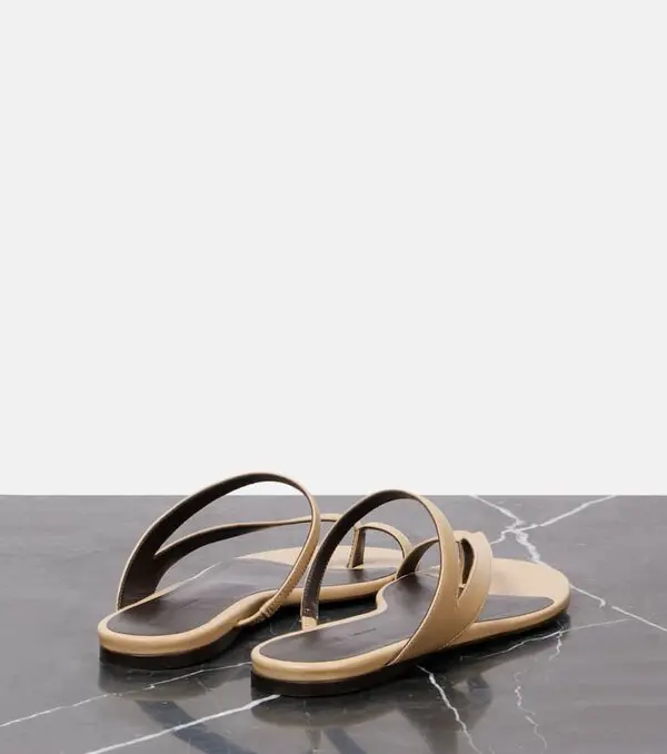 Khaite Aimee Leather Sandals