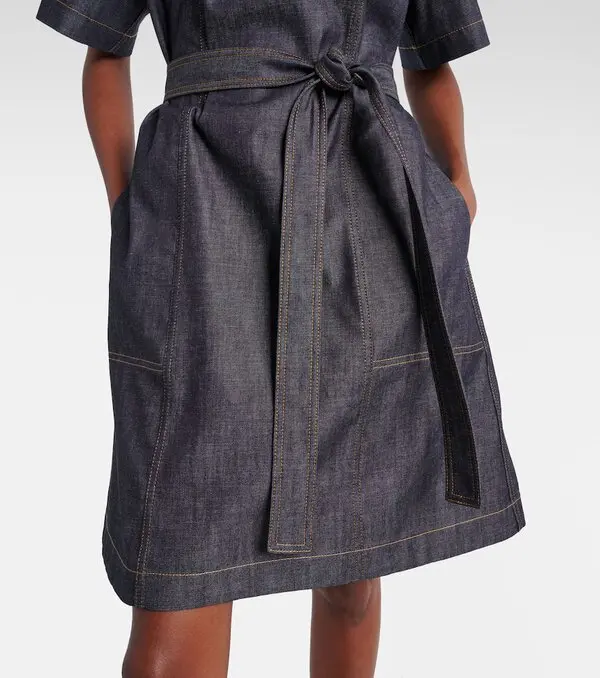 Bottega Veneta Denim Mini Dress