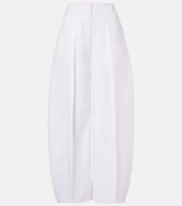 Jacquemus Oval Cotton Wide-leg Pants