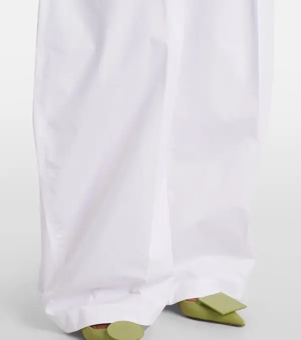 Jacquemus Oval Cotton Wide-leg Pants
