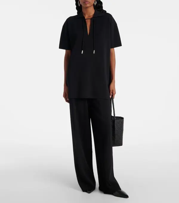 Max Mara Lama Crêpe Wide-leg Pants
