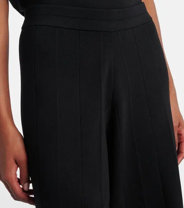 Max Mara Lama Crêpe Wide-leg Pants