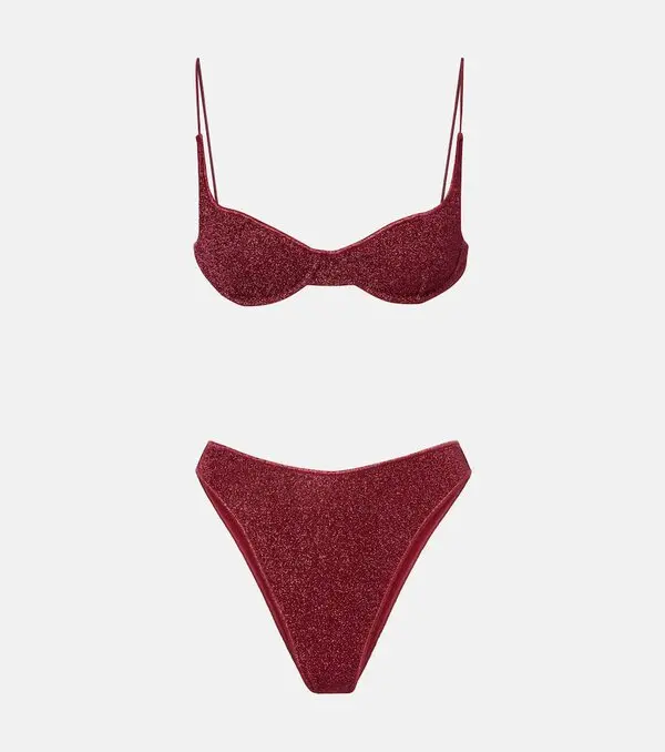 Oseree Lumière Bikini - Burgundy