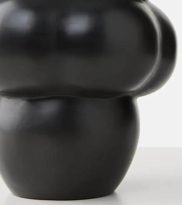 LOUISE ROE Balloon Object 001 Steel Vase - Black