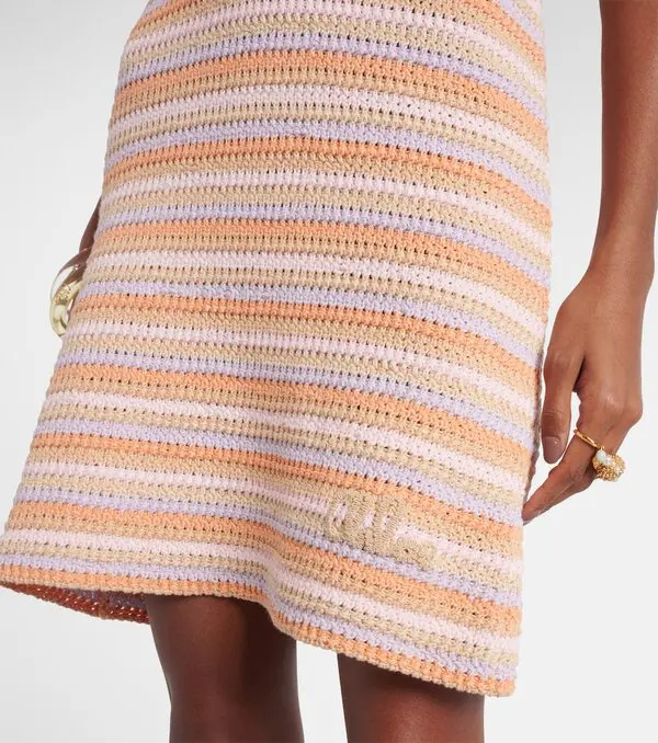 Chloé Knitted Cotton Minidress