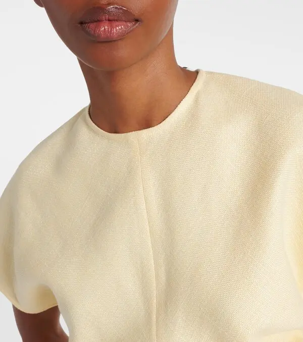 TOTEME Gathered Top - Yellow