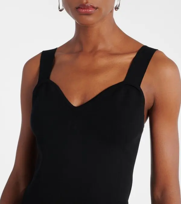 Max Mara Teak Knitted Midi Dress