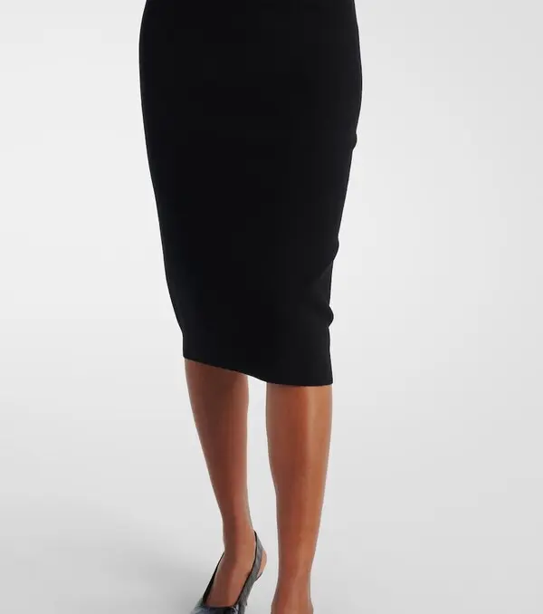 Max Mara Teak Knitted Midi Dress