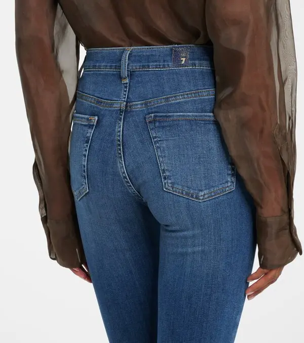 7 For All Mankind High-waist Skinny Jeans