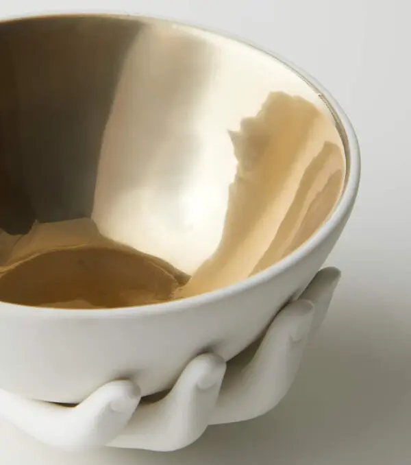 Jonathan Adler Eve Gold-plated Porcelain Bowl