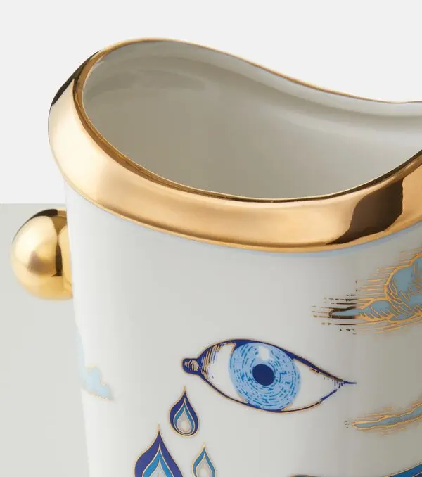 Jonathan Adler Porcelain Vase - Blue