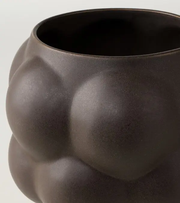 LOUISE ROE Balloon 09 Ceramic Plant Pot - Brown