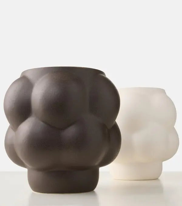 LOUISE ROE Balloon 09 Ceramic Plant Pot - Brown