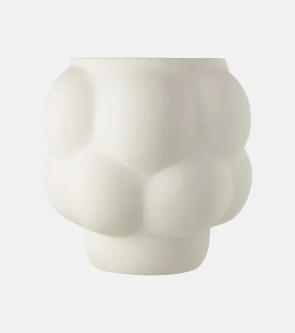LOUISE ROE Balloon 09 Ceramic Plant Pot - White