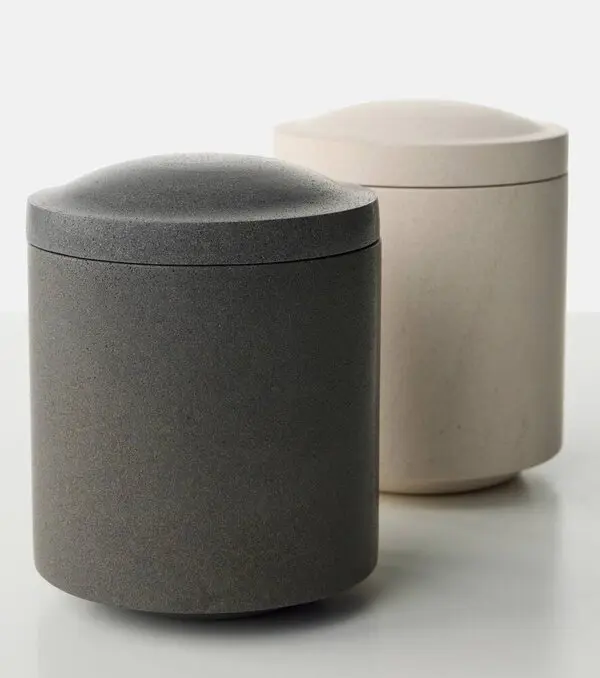 LOUISE ROE Gallery Object 01 Stoneware Container - Beige
