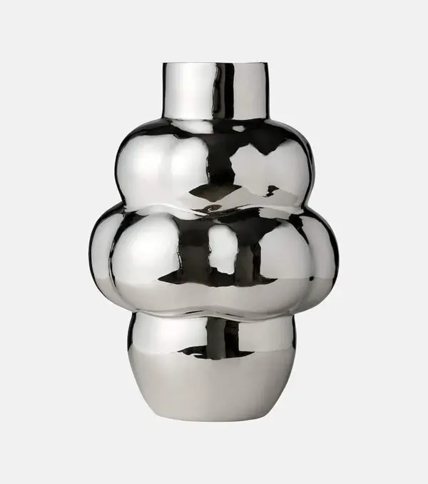 LOUISE ROE Balloon Object 000 Steel Vase - Silver