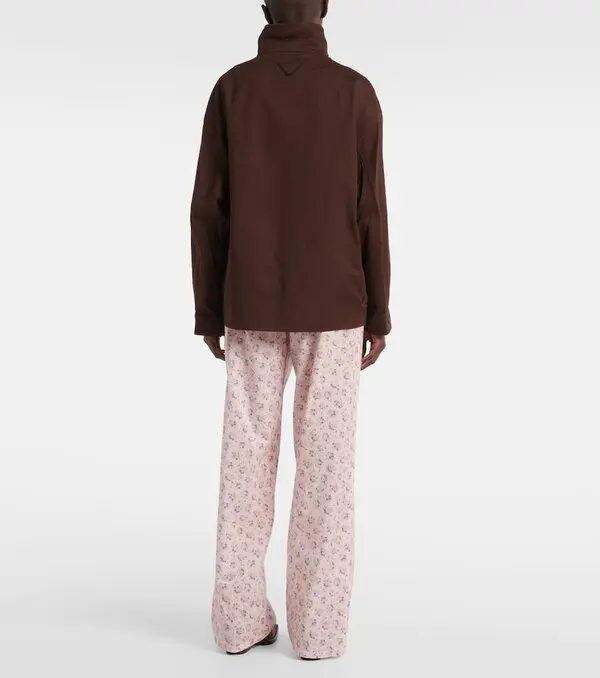 Prada Oversized Cotton Field Jacket