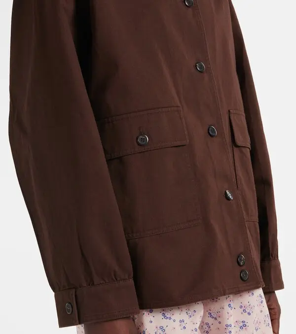 Prada Oversized Cotton Field Jacket