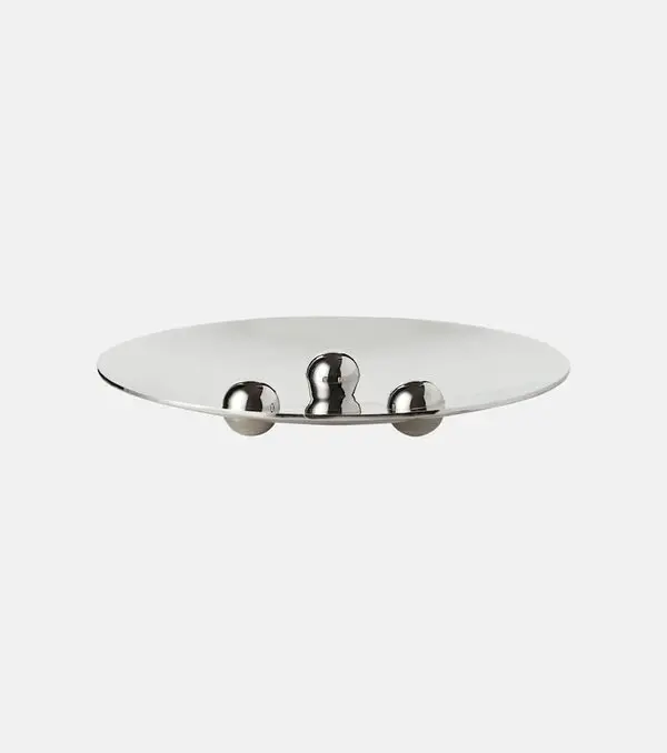LOUISE ROE Tray Object 002 Steel Platter - Silver