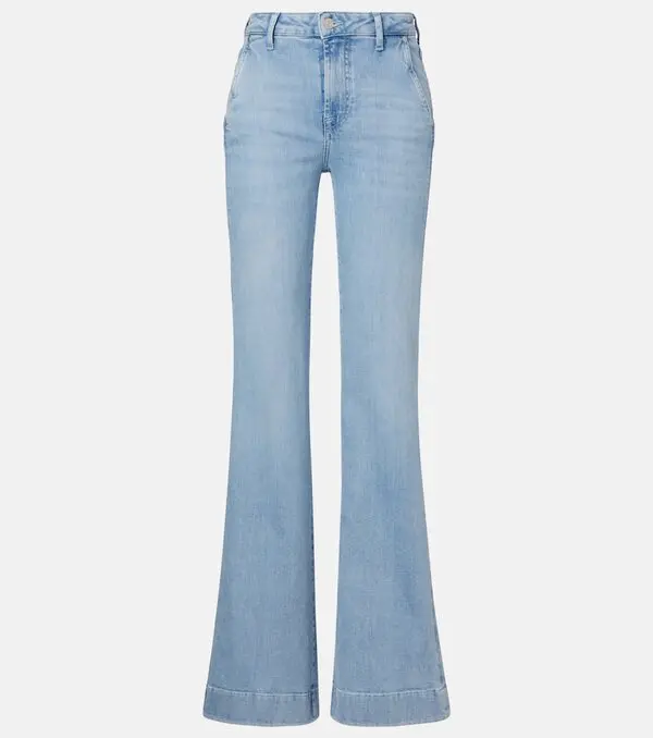 7 For All Mankind Modern Dojo High-rise Bootcut Jeans - Blue