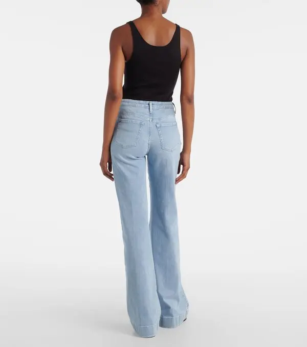 7 For All Mankind Modern Dojo High-rise Bootcut Jeans - Blue
