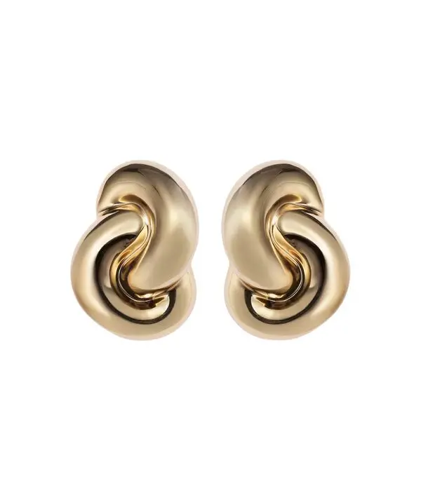 JENNIFER FISHER Knot 10kt Clip-on Earrings - Gold