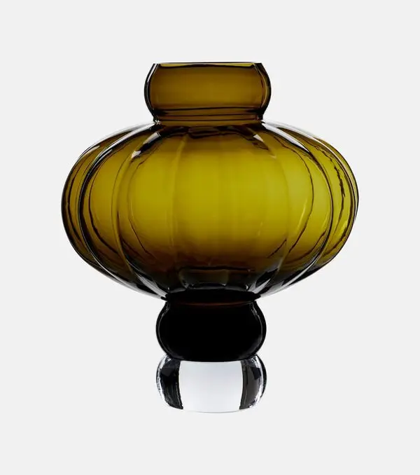 LOUISE ROE Balloon 03 Glass Vase - Green