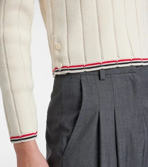 Thom Browne Cable-knit Virgin Wool Sweater