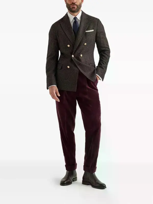 Brunello Cucinelli Double-breasted Blazer - Brown