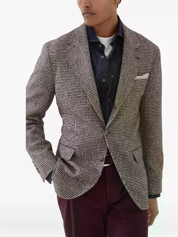 Brunello Cucinelli Houndstooth Blazer