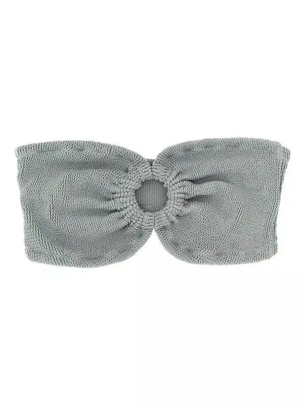 MC2 SAINT BARTH Yulia Bandeau Bikini Top - Grey