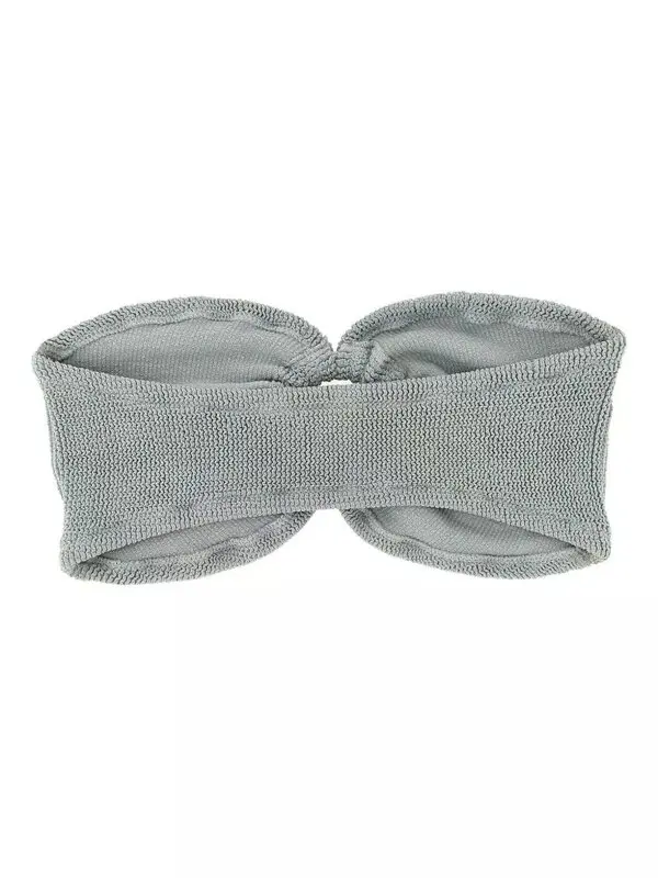 MC2 SAINT BARTH Yulia Bandeau Bikini Top - Grey
