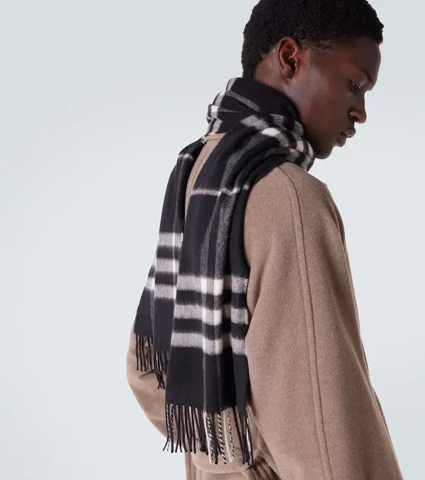Burberry Check Cashmere Scarf