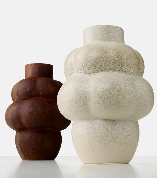 LOUISE ROE Balloon 04 Ceramic Vase - Beige