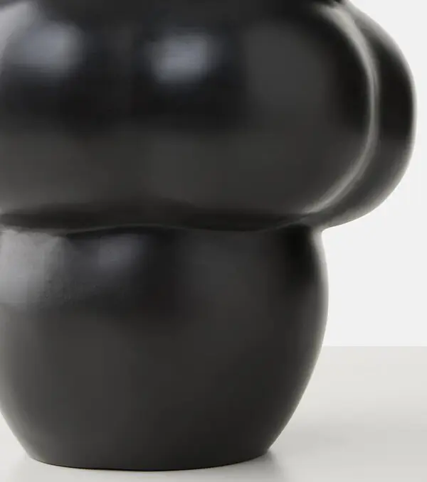 LOUISE ROE Balloon Object 001 Steel Vase - Black