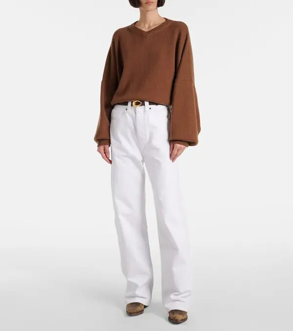 Khaite Bonnie High-rise Straight Jeans