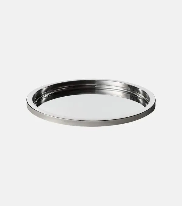 LOUISE ROE Stainless Steel Decorative Tray - Metallic