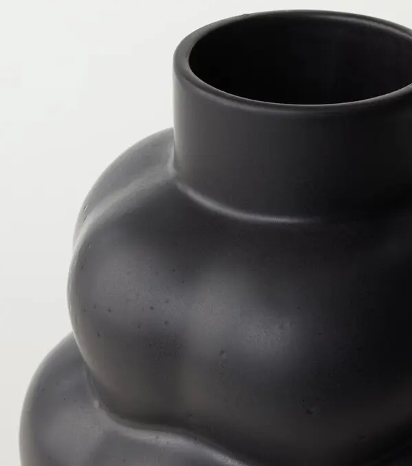 LOUISE ROE Balloon Ceramic Vase - Black