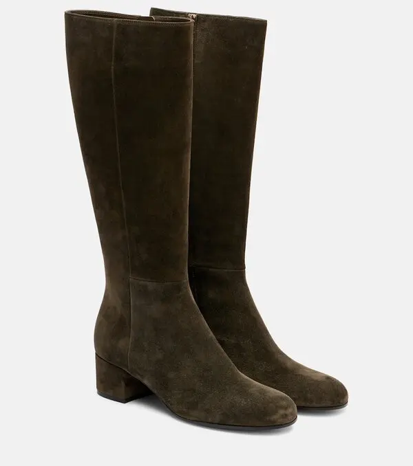 GIANVITO ROSSI Joelle 45 Suede Knee-high Boots