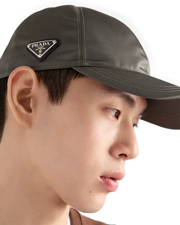 Prada Re-nylon Baseball Cap - Green